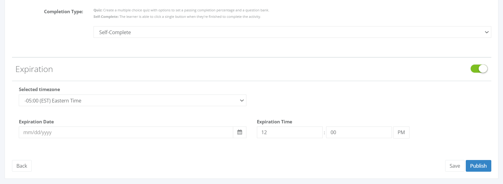 How to Add an Expiration Date to Courses and Activities – Prolaera