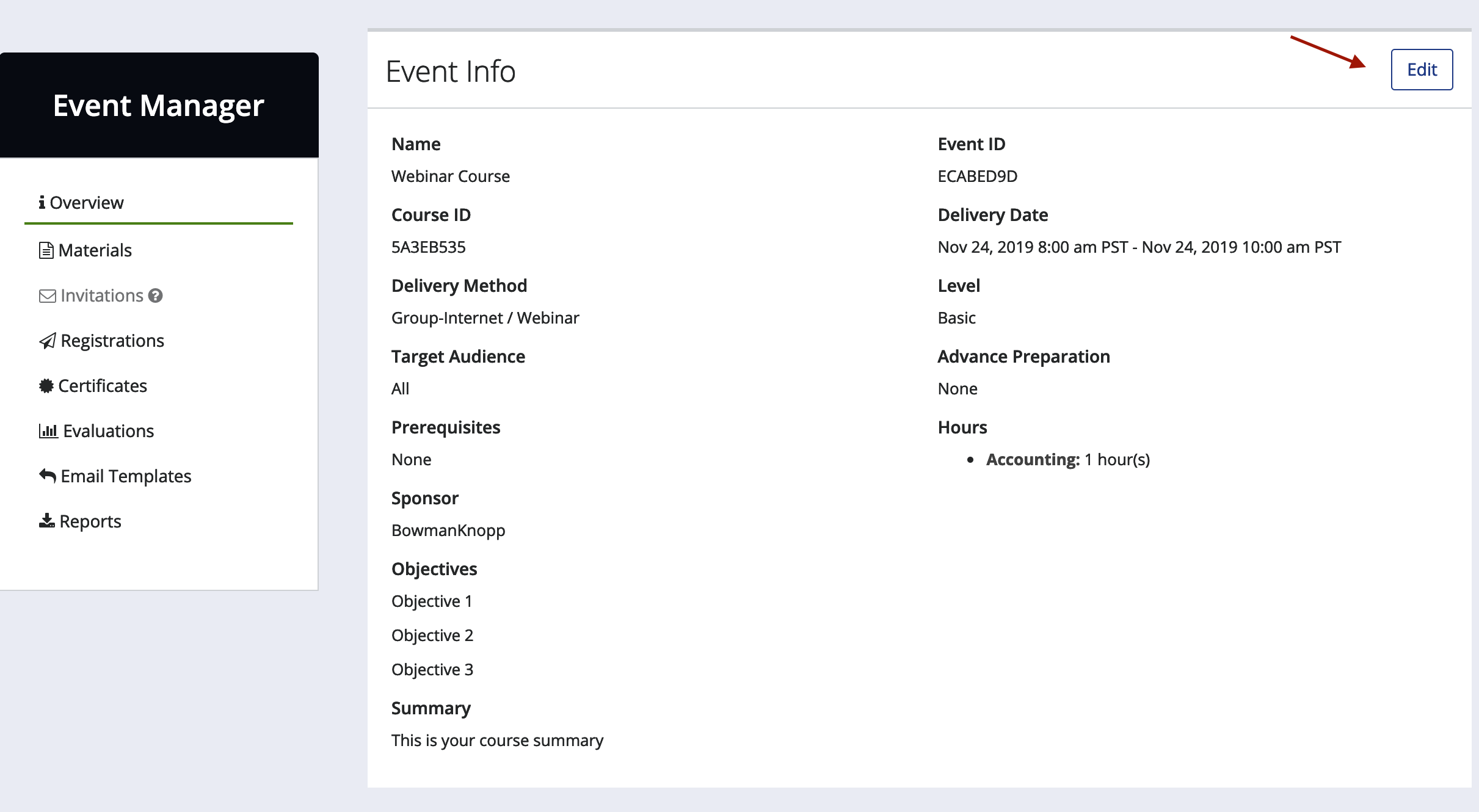 Update and Reissue Credit After a Certificate Has Been Issued – Prolaera